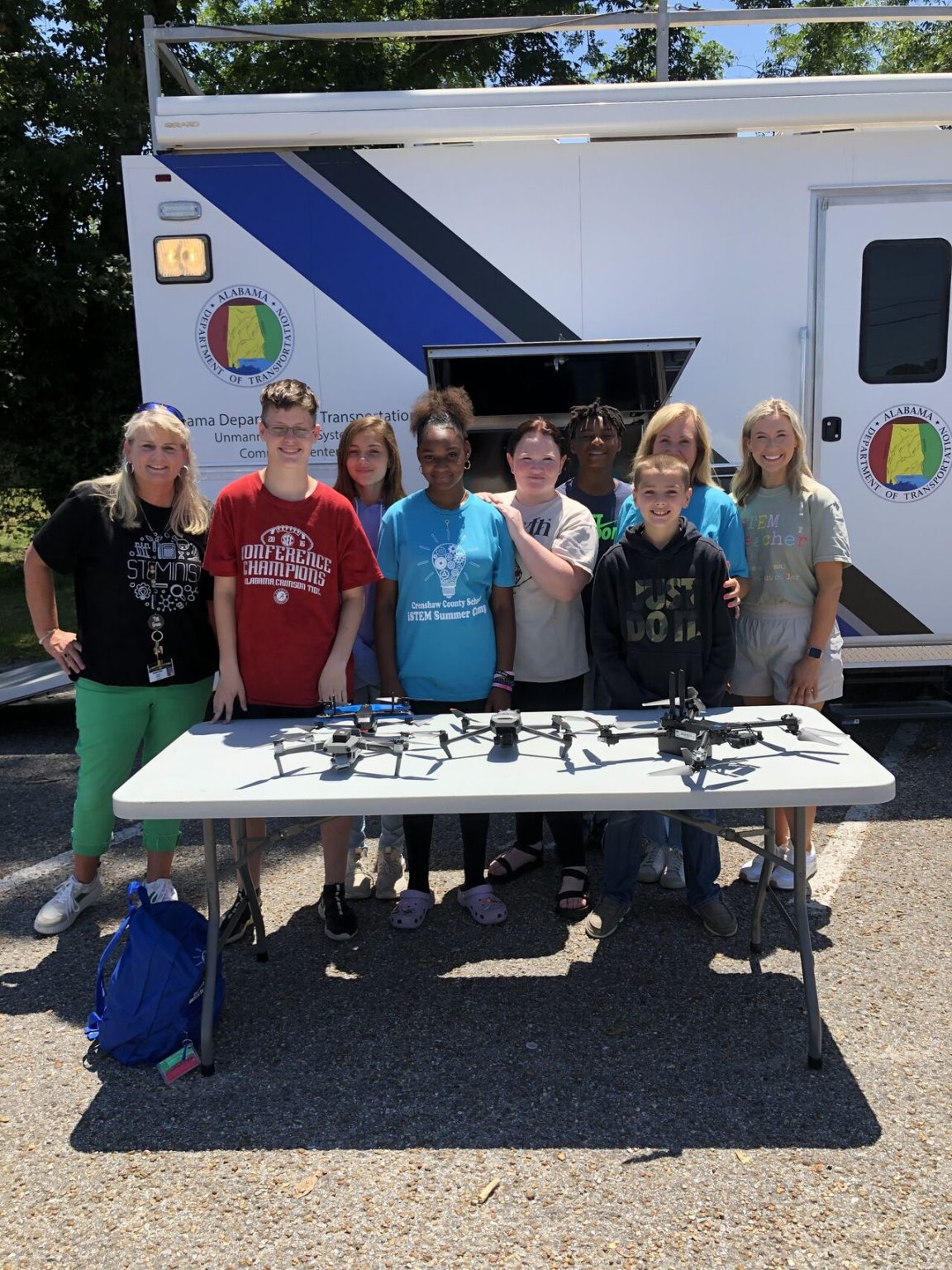ALDOT UAS team takes flight at Crenshaw County STEM Camp - ALDOT News Hub