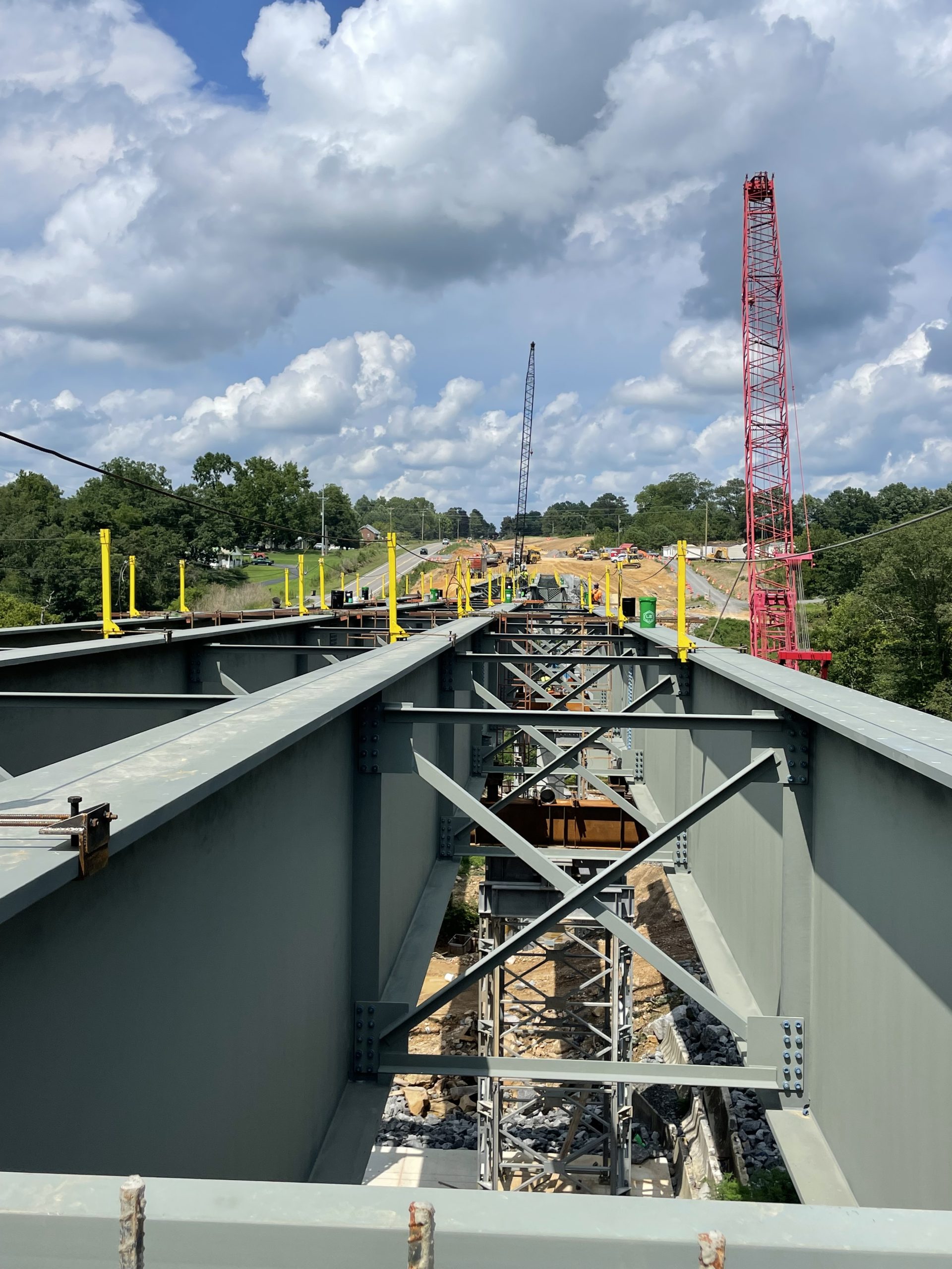 Girders installed for Alabama Highway 75 bridge in DeKalb County - 256 ...