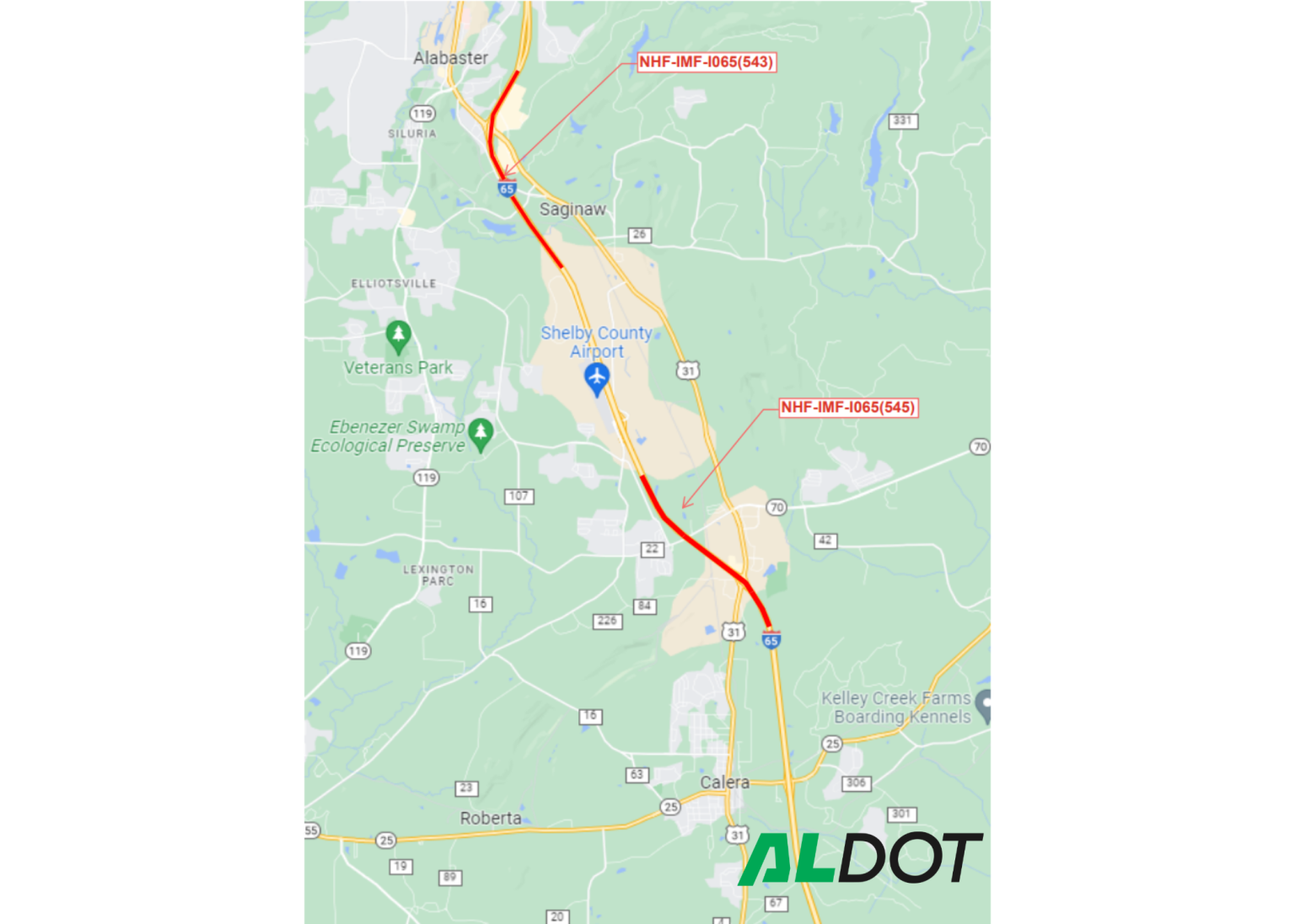 I-65 widening project begins in Shelby County - ALDOT News Hub