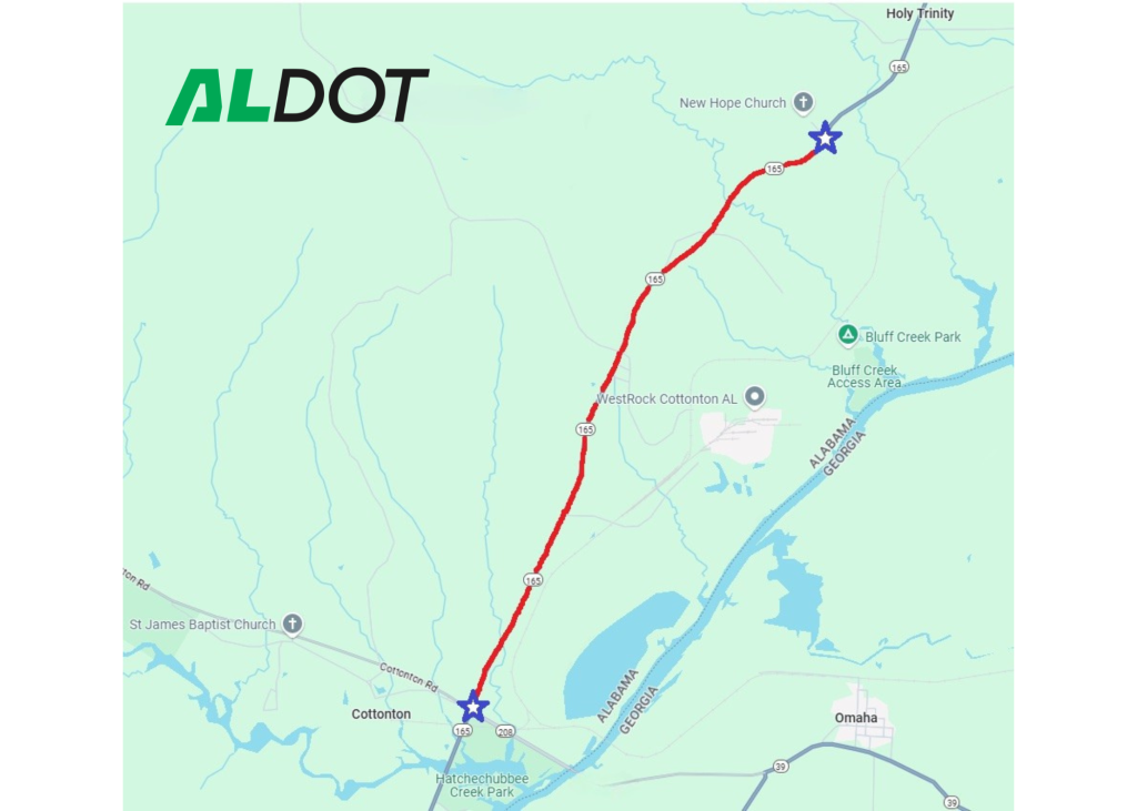 Resurfacing project on SR-165 in Russell County begins Tuesday - ALDOT ...