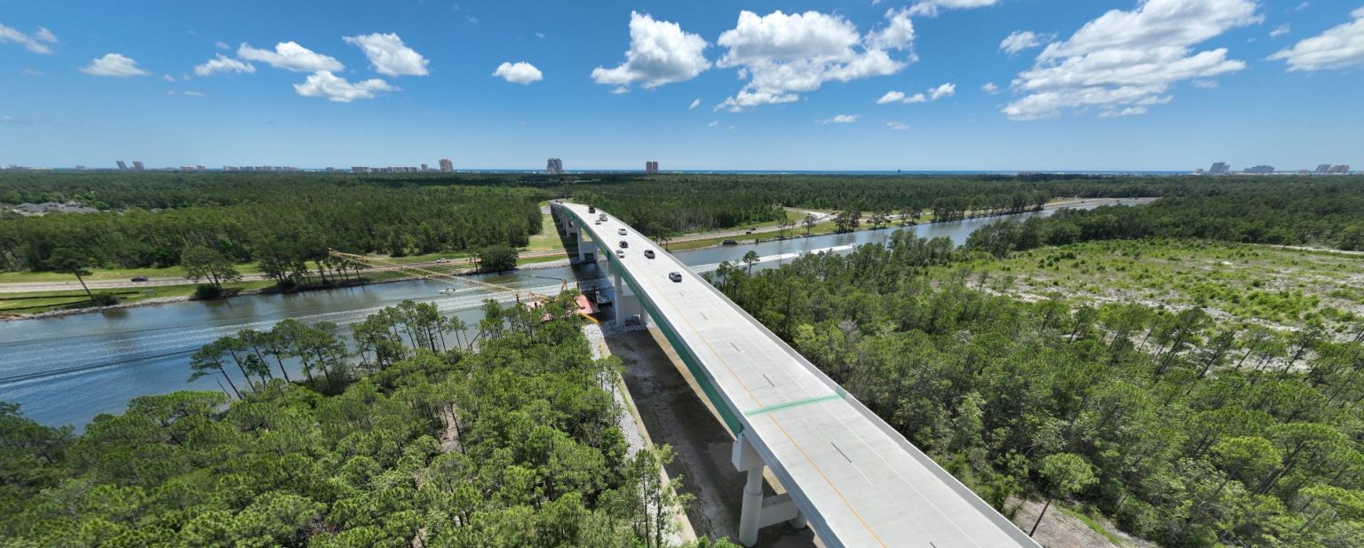 New Intracoastal Waterway Bridge traffic pattern now open - ALDOT News Hub